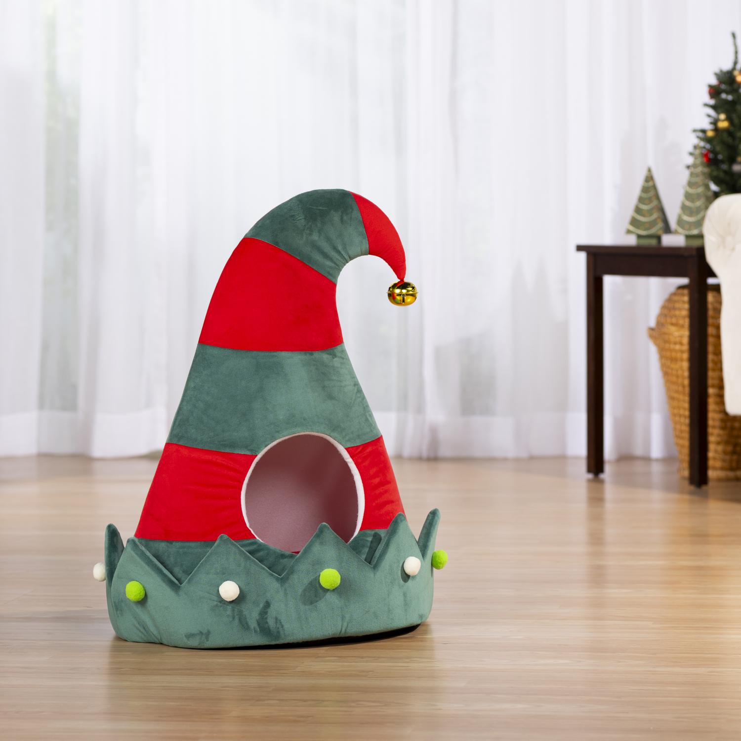 Jingle's Elf Cap Hideaway 81013 Prevue Pet Products