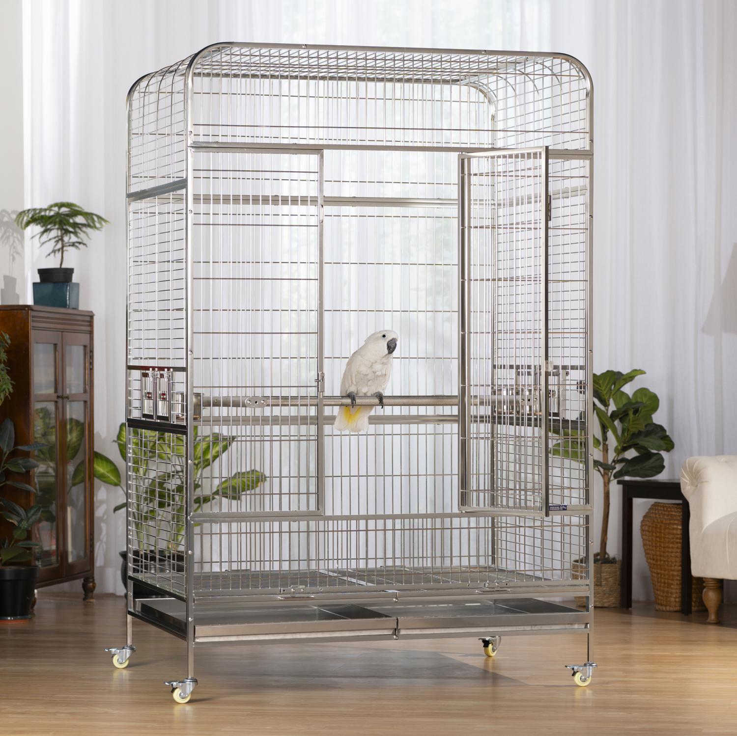 Imperial XXL Stainless Steel Bird Cage 3458 Prevue Pet Products